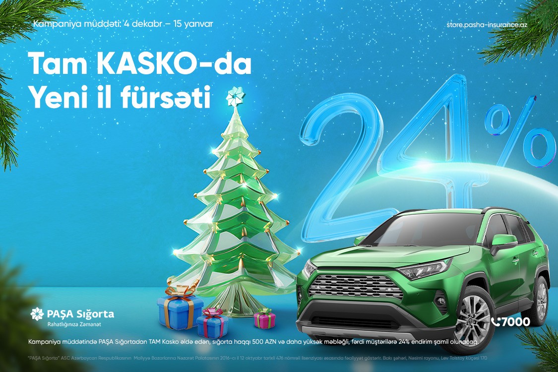 PAŞA Sığorta “Yeni il fürsəti – 24 %” kampaniyasına start verib! - Frame.az